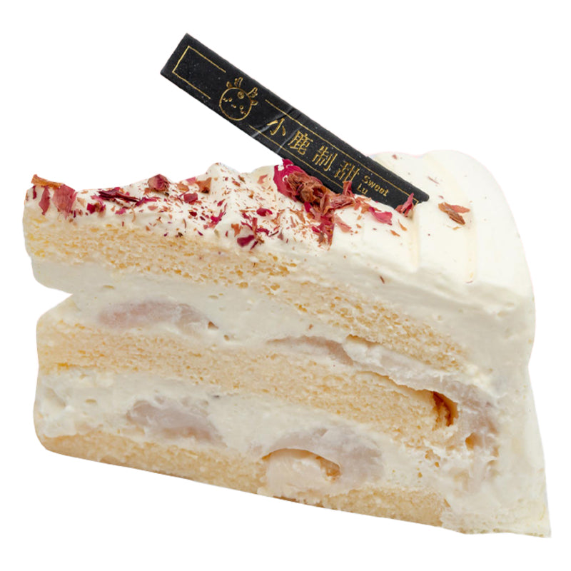 (Slice) Rose Lychee Cake – Sweet Lu