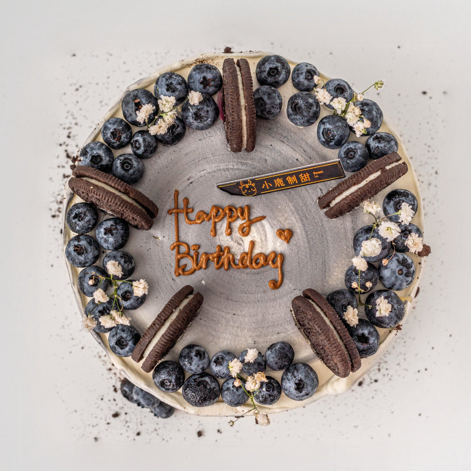 Oreo Blueberry Cake – Sweet Lu