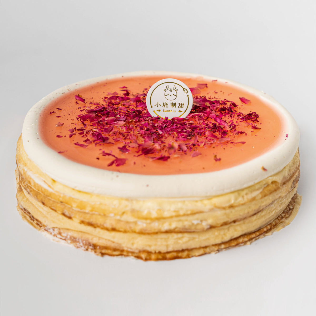 (whole) Rose Crepe Cake – Sweet Lu